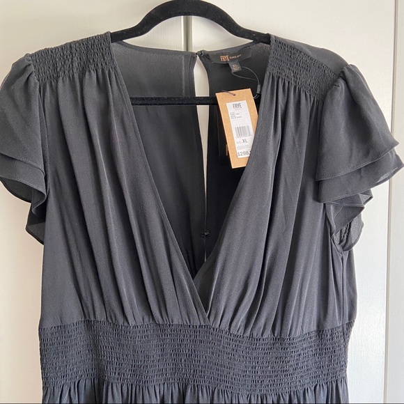 Frye | Dresses | Frye Natalie Black Silk Dress Nwt | Poshmark